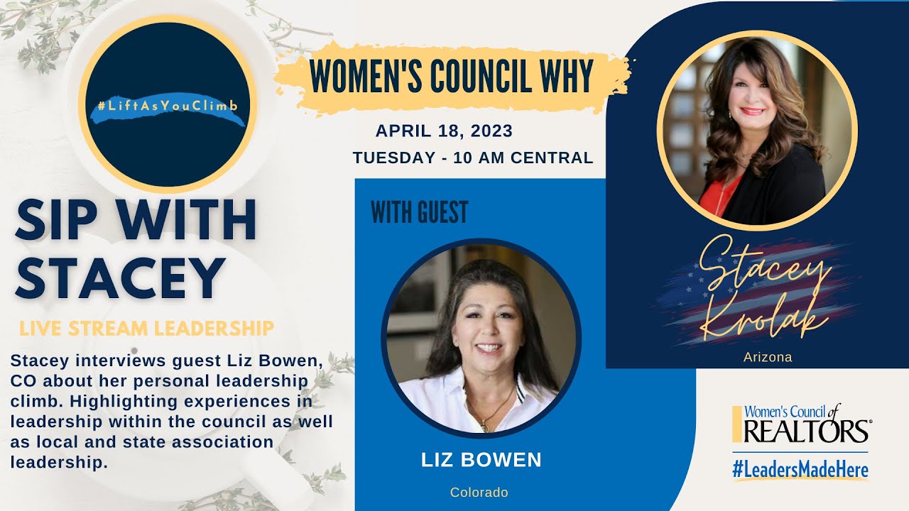 "Sip with Stacey" ~ Liz Bowen - YouTube