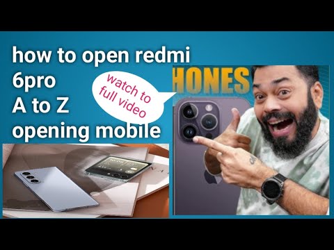 how to open mobile phone मोबाइल को कैसे खोले - YouTube