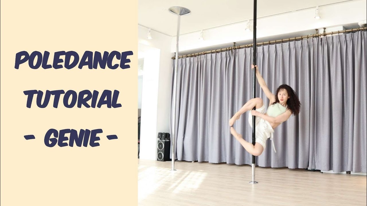 [폴댄스 강의] poledance tutorial / Genie / 오금 너무 안걸리는 폴메이트 모여주세요~~ - YouTube