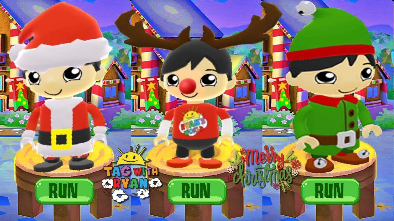 Tag with Ryan Christmas Update - Santa Ryan vs Elf Ryan vs Reindeer ...