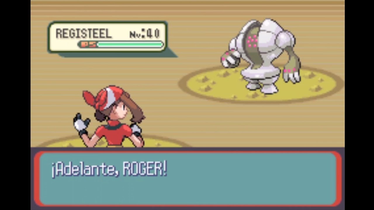 Pokémon Rubí en español 35 "Rutina diaria, Regirock y Registeel ...