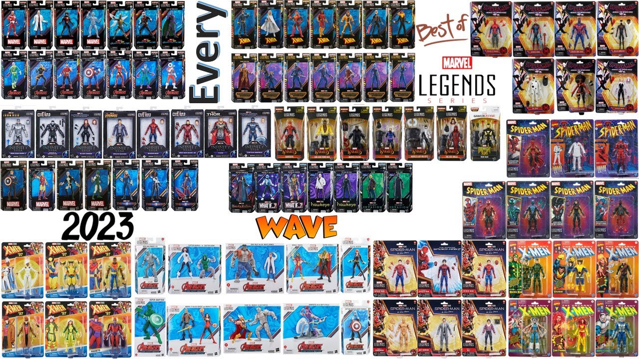 Every 2023 Wave - Marvel Legends Comparison List - plus Top 10 Best ...
