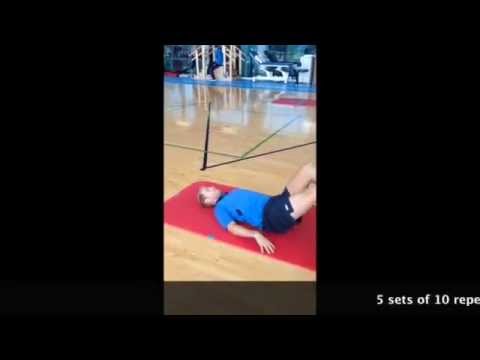 Module 2: Single Leg Back Bridges - YouTube