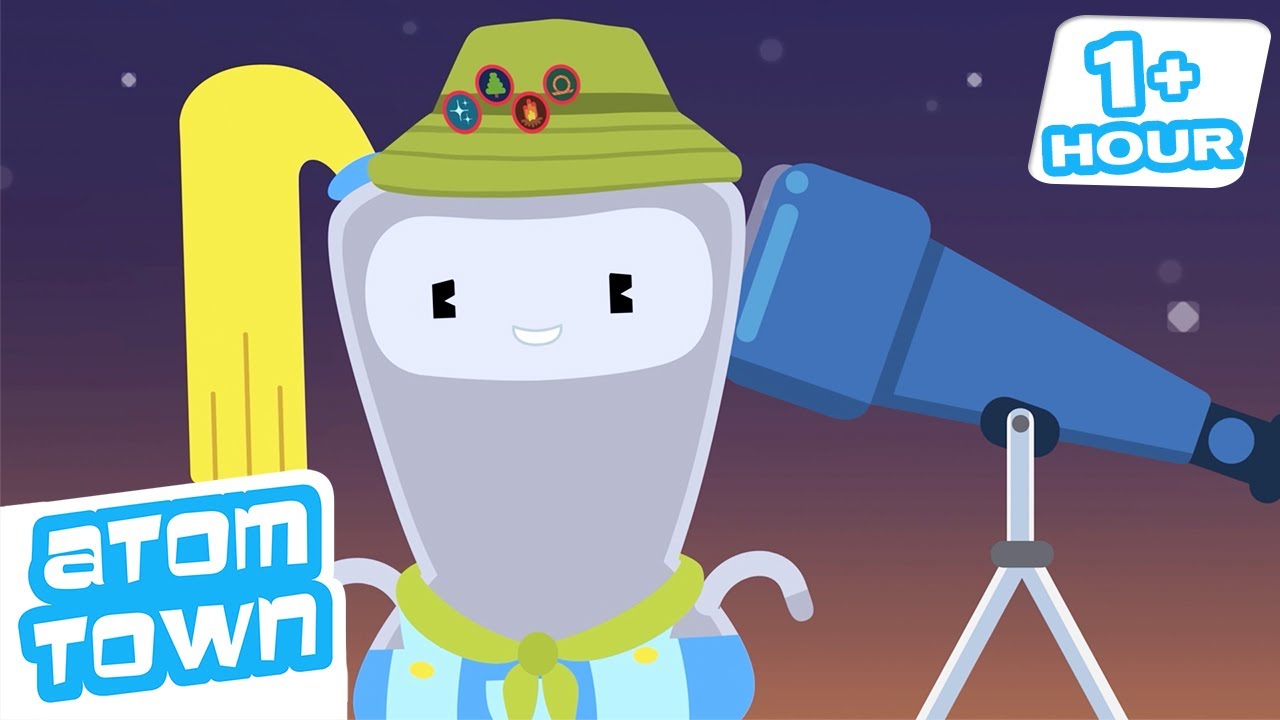 Atomic Stardust Fun | Funny Cartoons for Kids | Atom Town | 9 Story ...