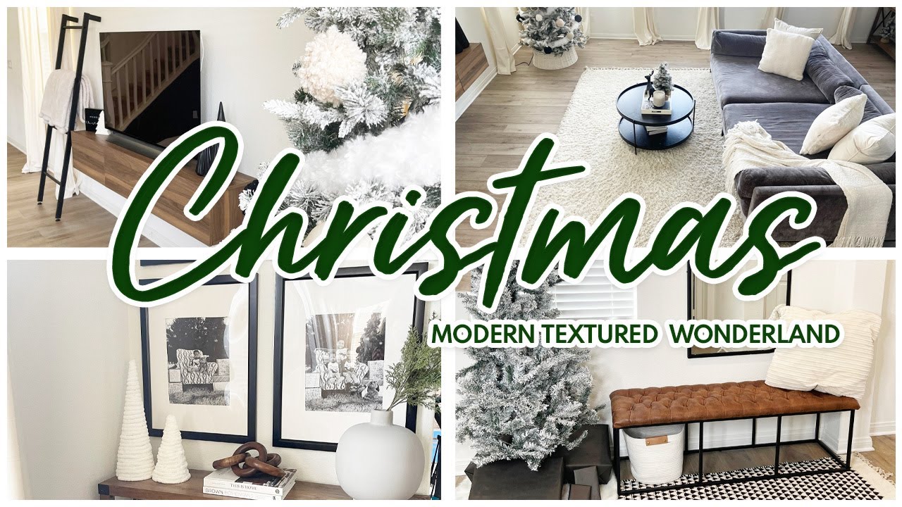 CHRISTMAS CLEAN AND DECORATE WITH ME 2021 | MODERN CHRISMAS DECOR IDES ...