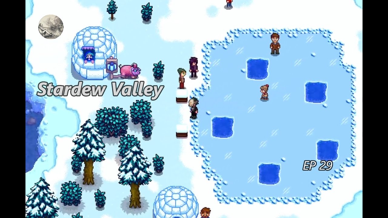 Stardew Valley Pt 29 The Ice Festival - YouTube