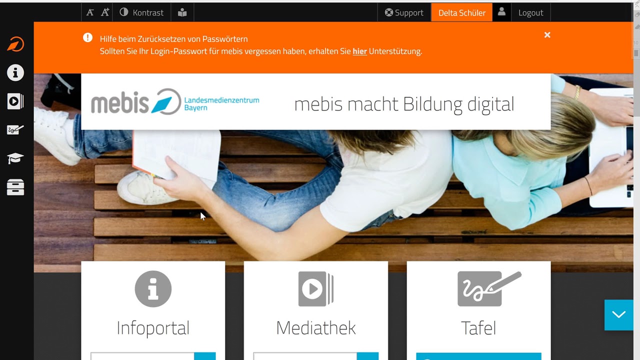 Mebis Selbsteinschreibung : Lernplattform – YJBTDF