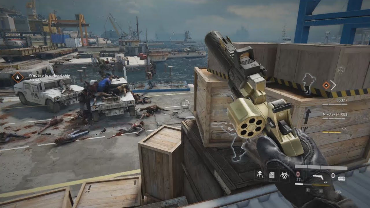 World War Z Aftermath Challenge mode | w/Randoms Fixer Ammo - YouTube