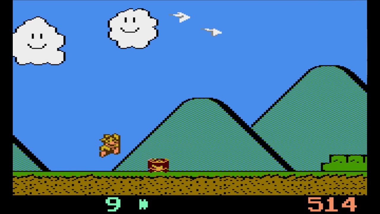 Atari 8-Bit Game Play, Runner Bear - YouTube