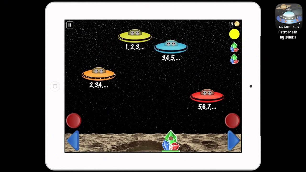 Astro Math Grades K-3 - Educational App - YouTube