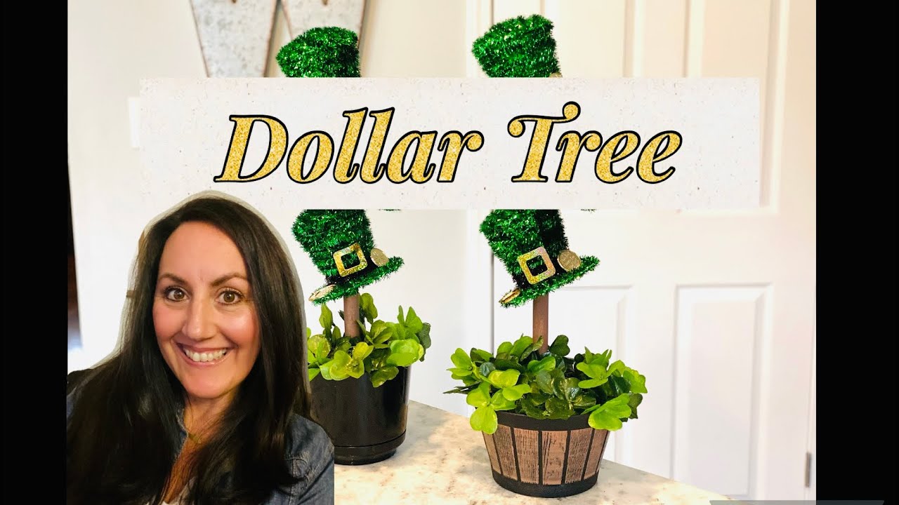 ☘️ ST. PATRICK’S DAY TOPIARIES ☘️ | DOLLAR TREE DIY ☘️ - YouTube