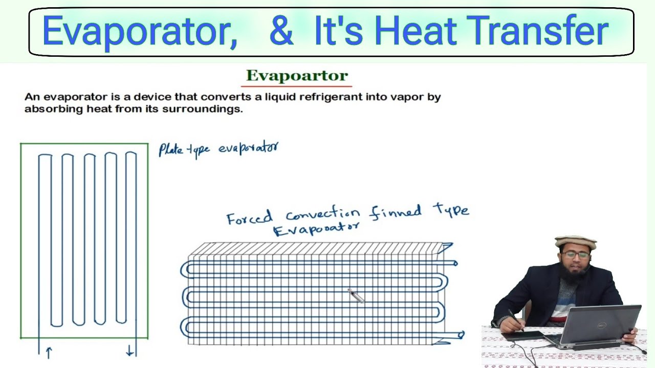 Evaporator || Refrigeration Effect || Evaporator Heat Transfer Equation ...