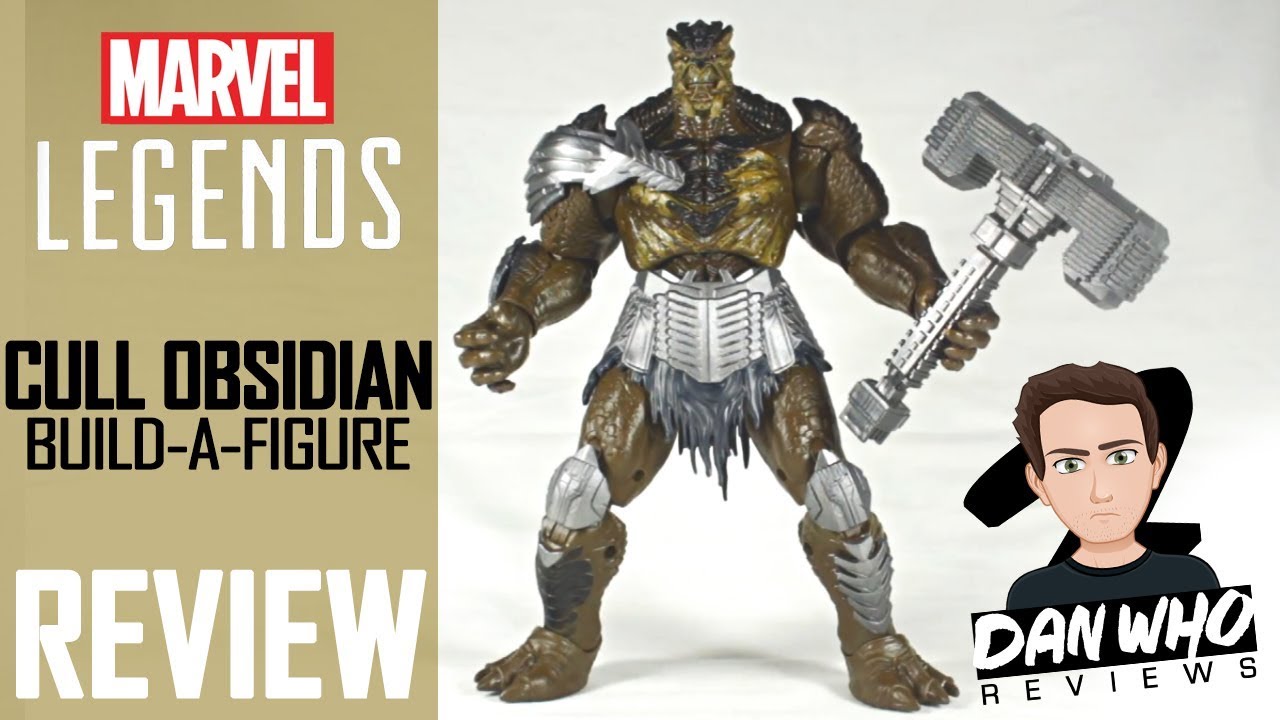Marvel Legends Cull Obsidian Build-A-Figure Review Avengers Infinity ...