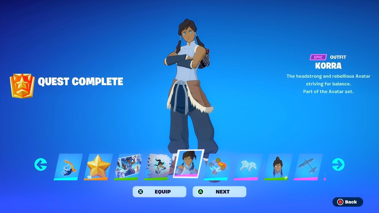 How To Unlock Korra Skin Easily And QUICKLY! In Fortnite - YouTube