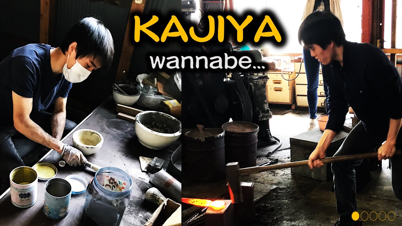 Tatara iron making & mini Katana forging experience in Seki City, Japan ...