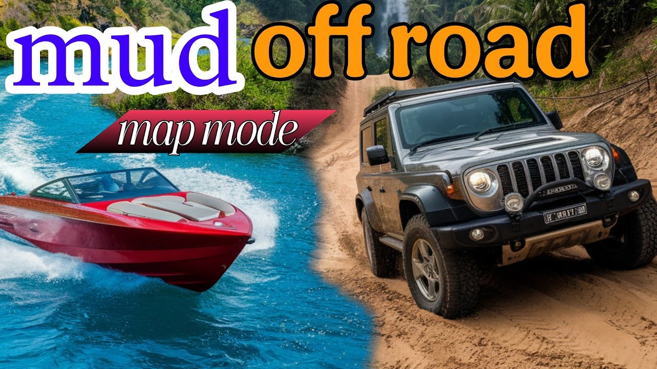 haw to add mod off road map mode. bus simulator Indonesia ...