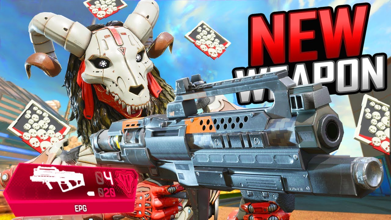 NEW Weapon EPG is INSANE 29 KILLS and 7,200 Damage Apex Legends ...