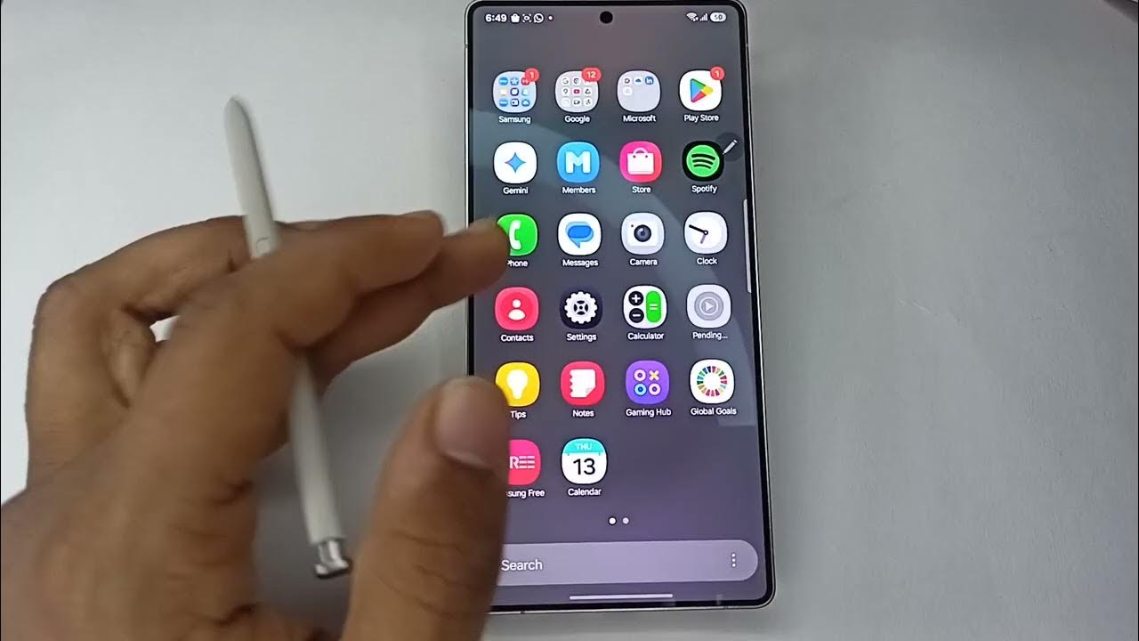 How To Switch Between Navigation Gestures & Buttons On Samsung Galaxy S25/ S25 Ultra - YouTube