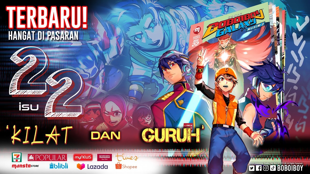 KILAT DAN GURUH I BoBoiBoy Galaxy Musim 2 Isu 22 - YouTube