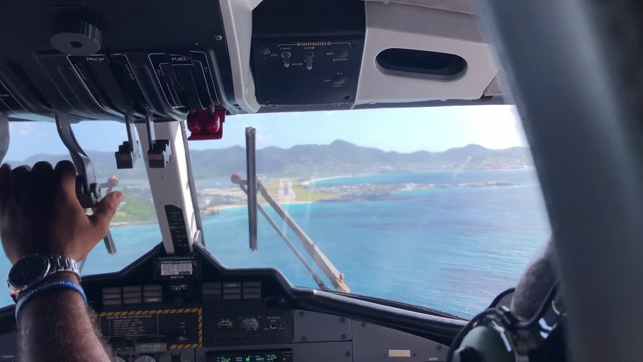 Landing at SXM Princess Juliana Airport St. Maarten - YouTube