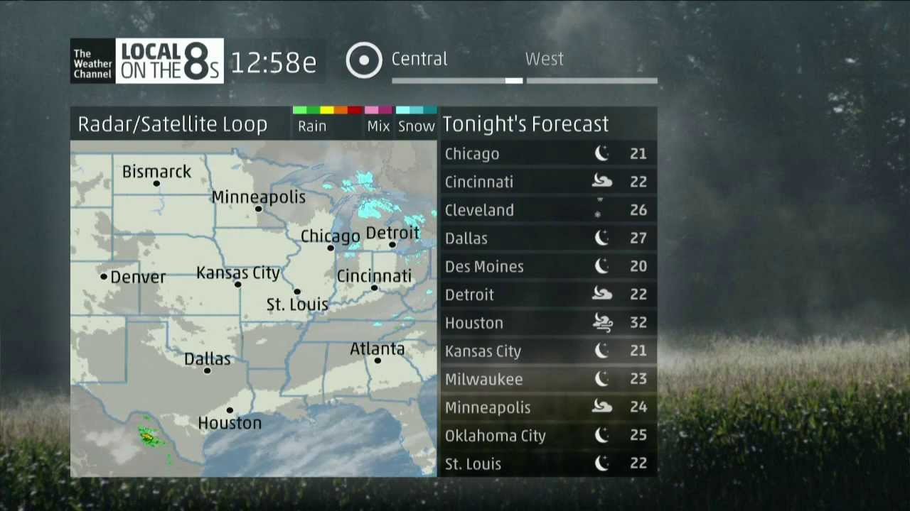 TWC Weather All The Time HD Satellite LF and LDL- Nov. 12, 2013- 9:58AM ...