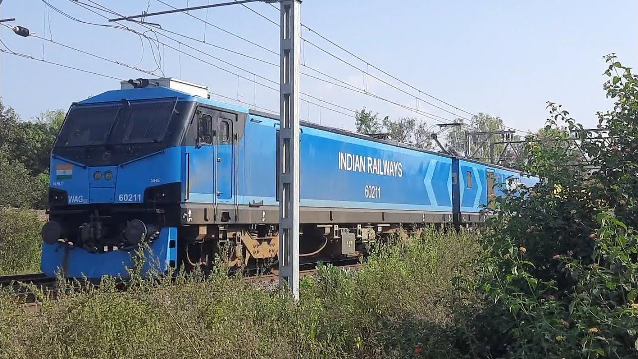12000 Horsepower ft. INDIA'S STRONGEST LOCOMOTIVE WAG-12B WITH UNIFORM ...