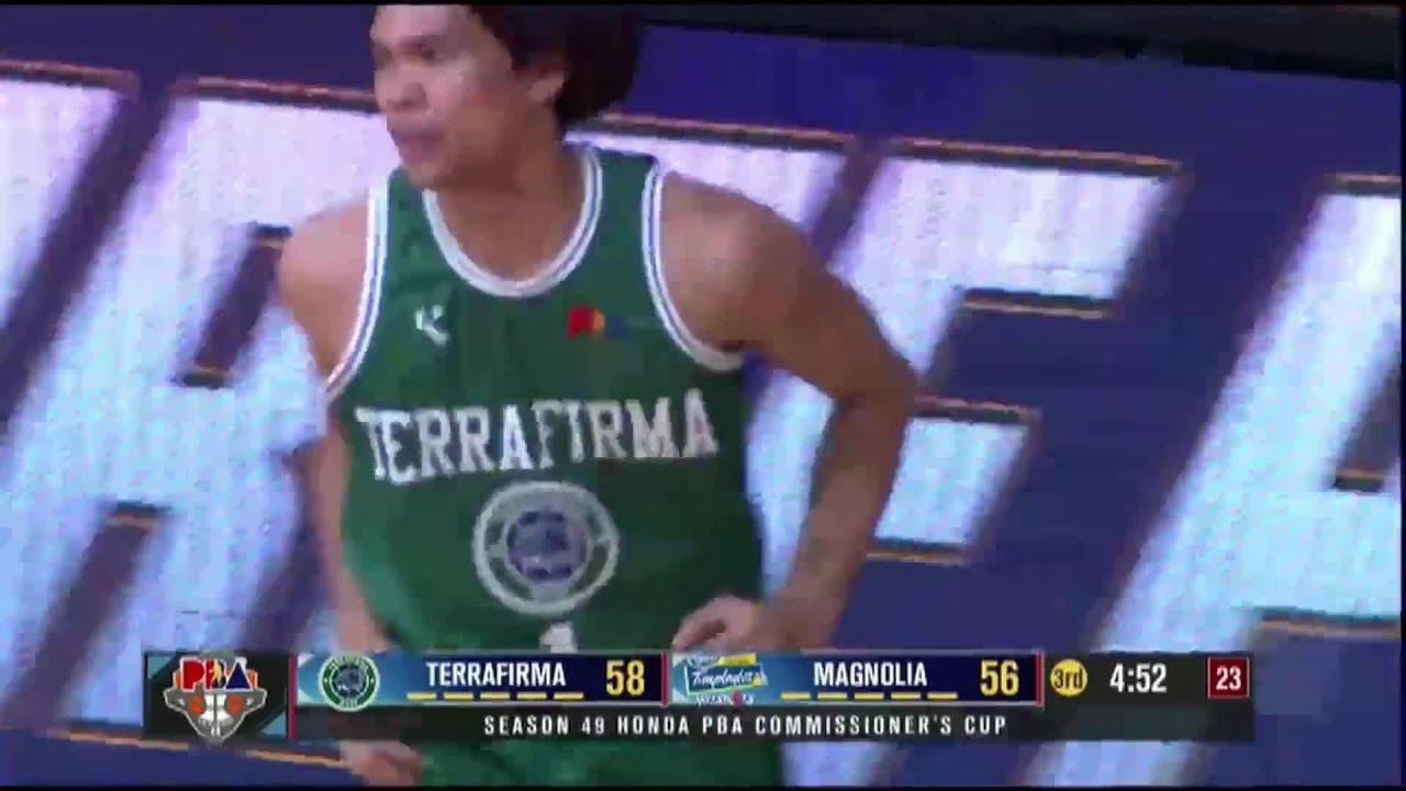 Mark Nonoy's BACK-TO-BACK THREES in 3Q for Terrafirma vs Magnolia | PBA ...