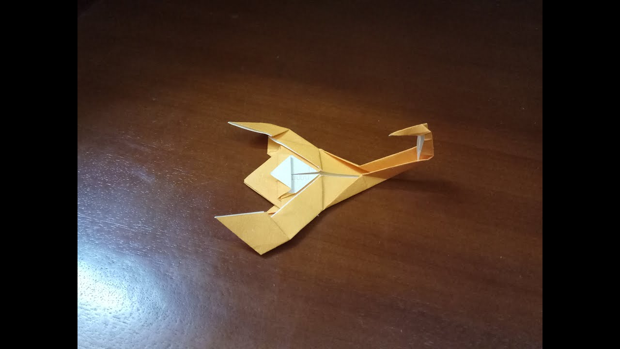 How To Make Origami Scorpion Easy Step By Step - YouTube