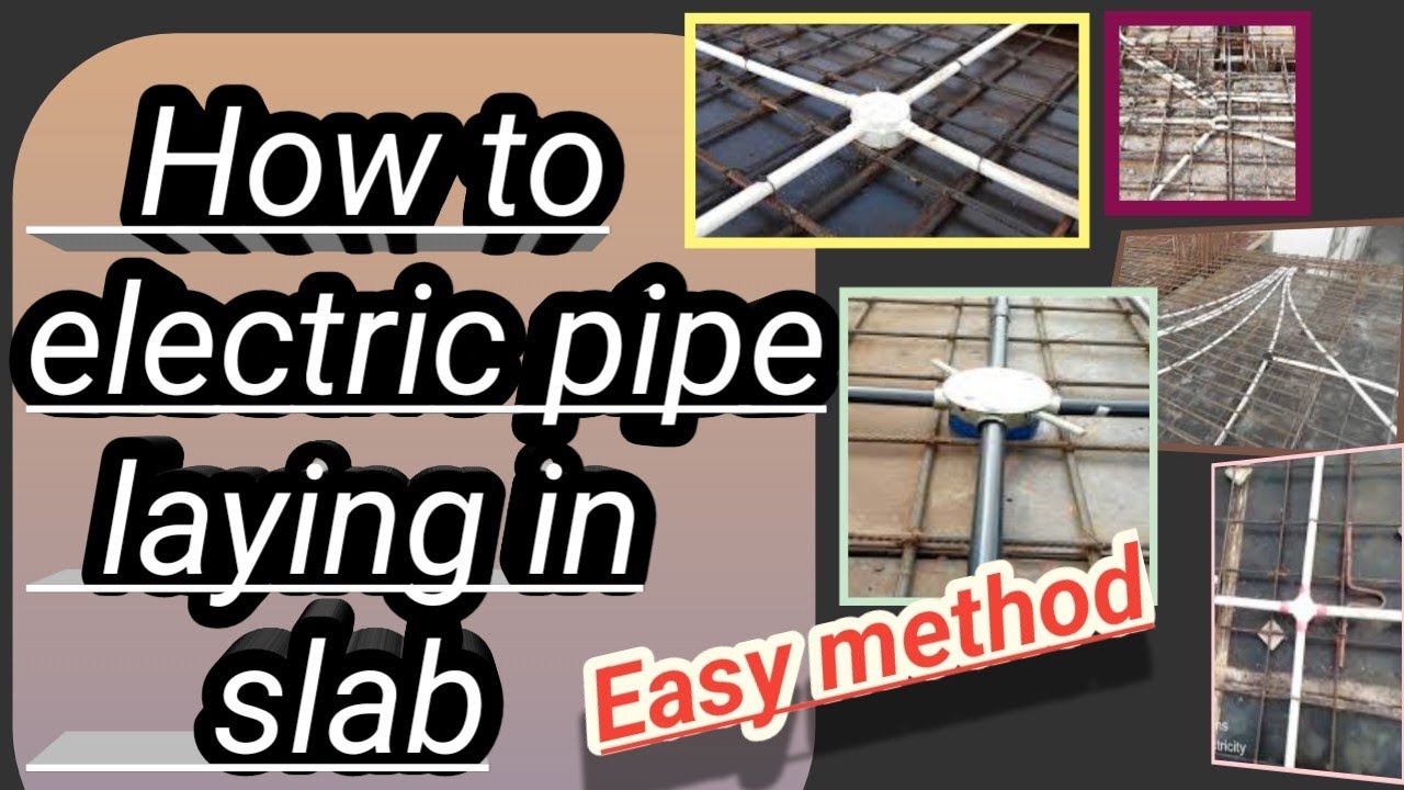 The Secret Technique for First Floor Electric Pipe Laying in Slab - YouTube