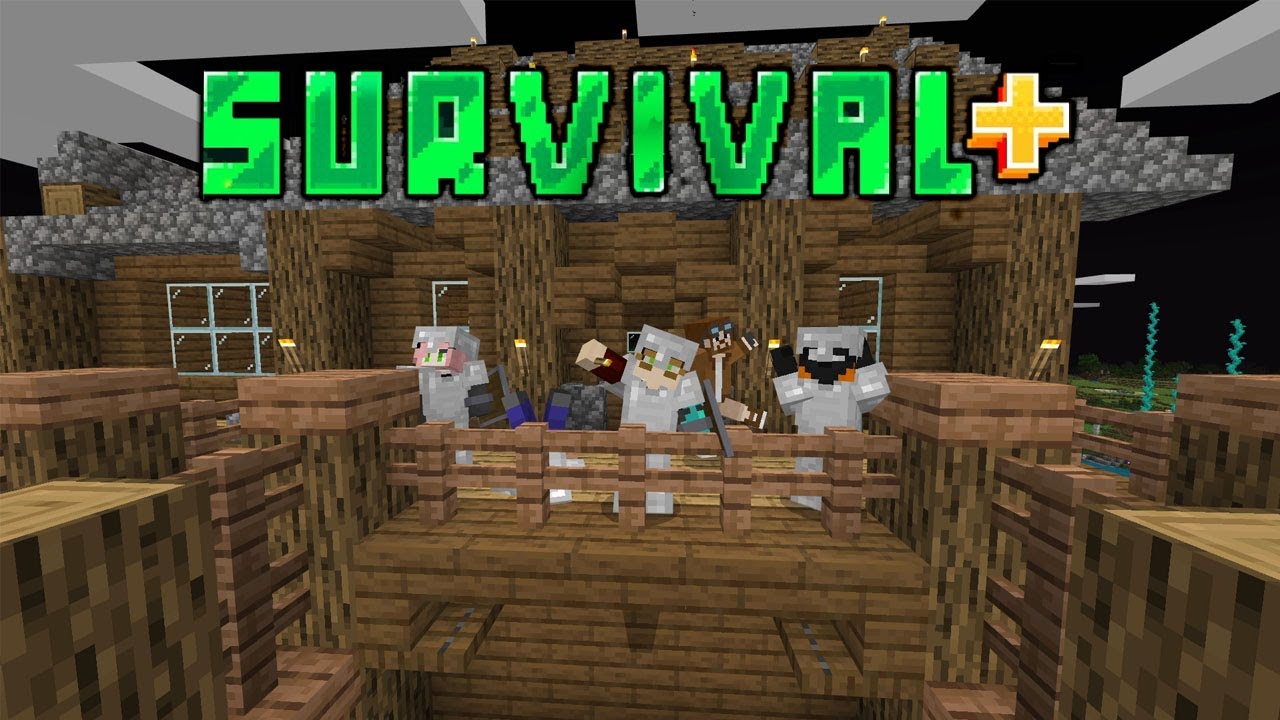 MEMBANGUN BASCAMP KACUNG GAMING!! #2 |Minecraft SURVIVAL+ | - YouTube