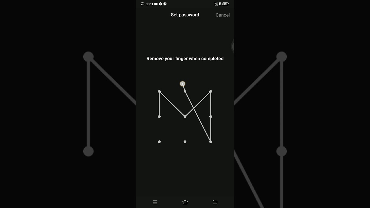 Maa pattern lock screen lock - YouTube
