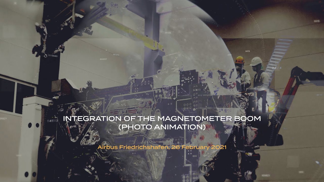 Integration of the Magnetometer Boom (Photo Animation) - YouTube