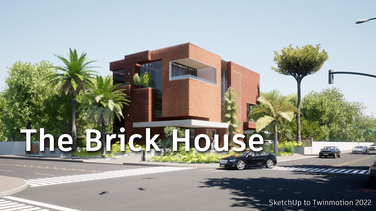 Twinmotion | The Brick House | 3D Walkthrough | Design By - Sanjay ...