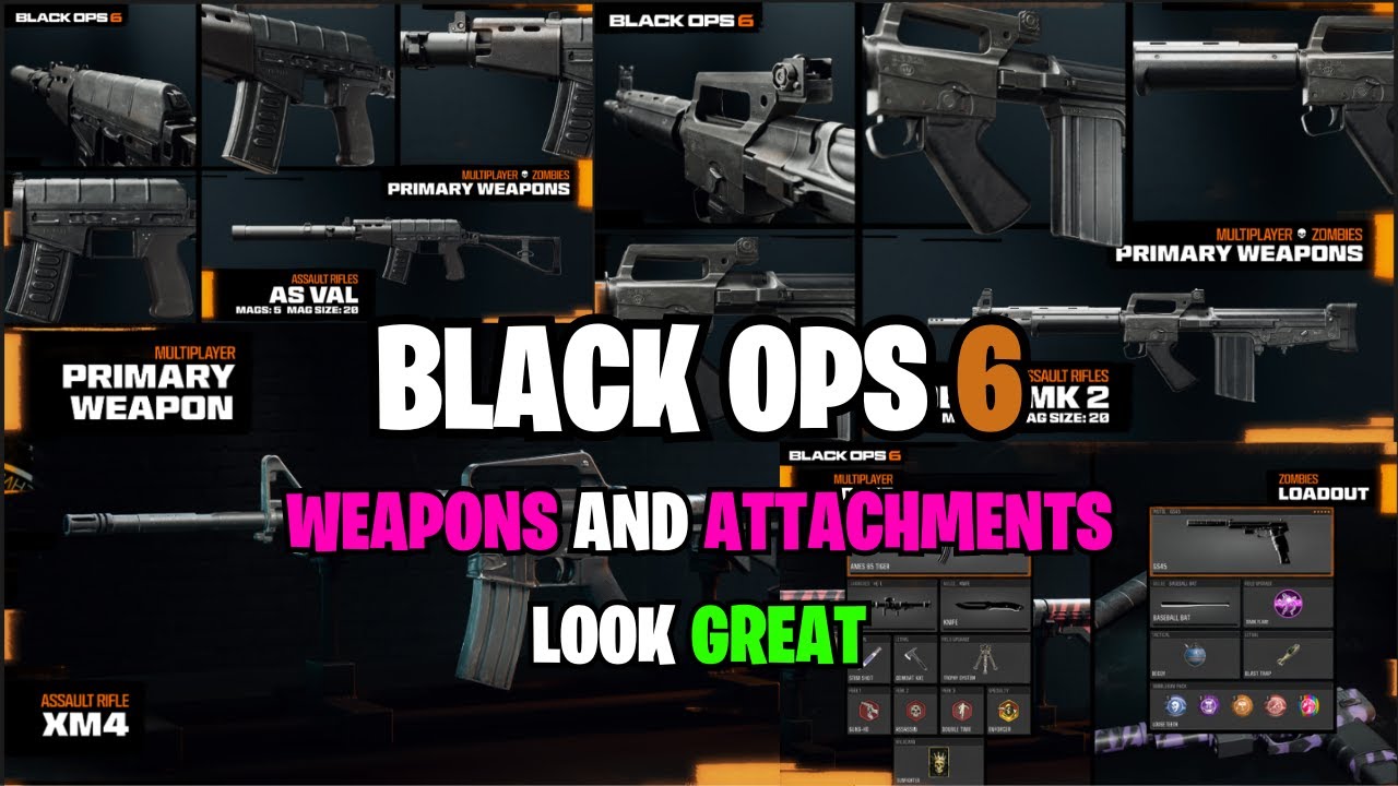 ALL Weapons and Attachments are Good in BO6!? - YouTube