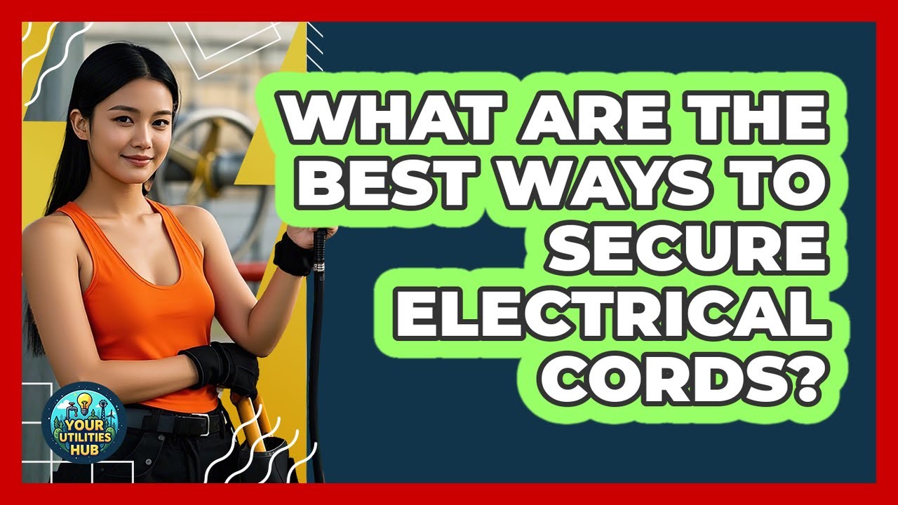 What Are The Best Ways To Secure Electrical Cords? - YouTube