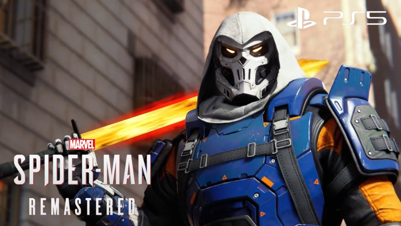 Spider-Man Remastered PS5 Taskmaster Boss Fights Gameplay - YouTube