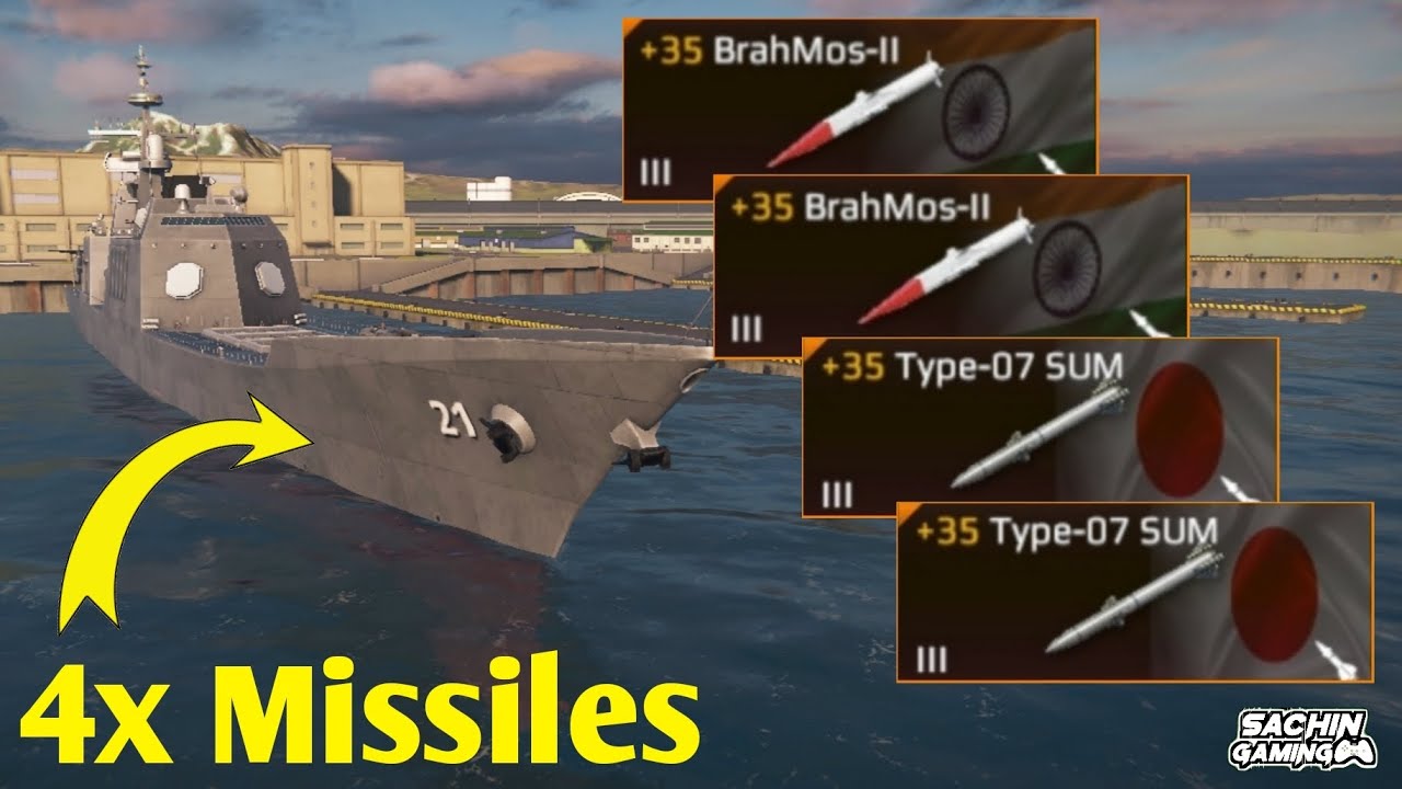 USS CGX-21 With 4x Missiles Build | Modern Warships Best Dollar Level ...