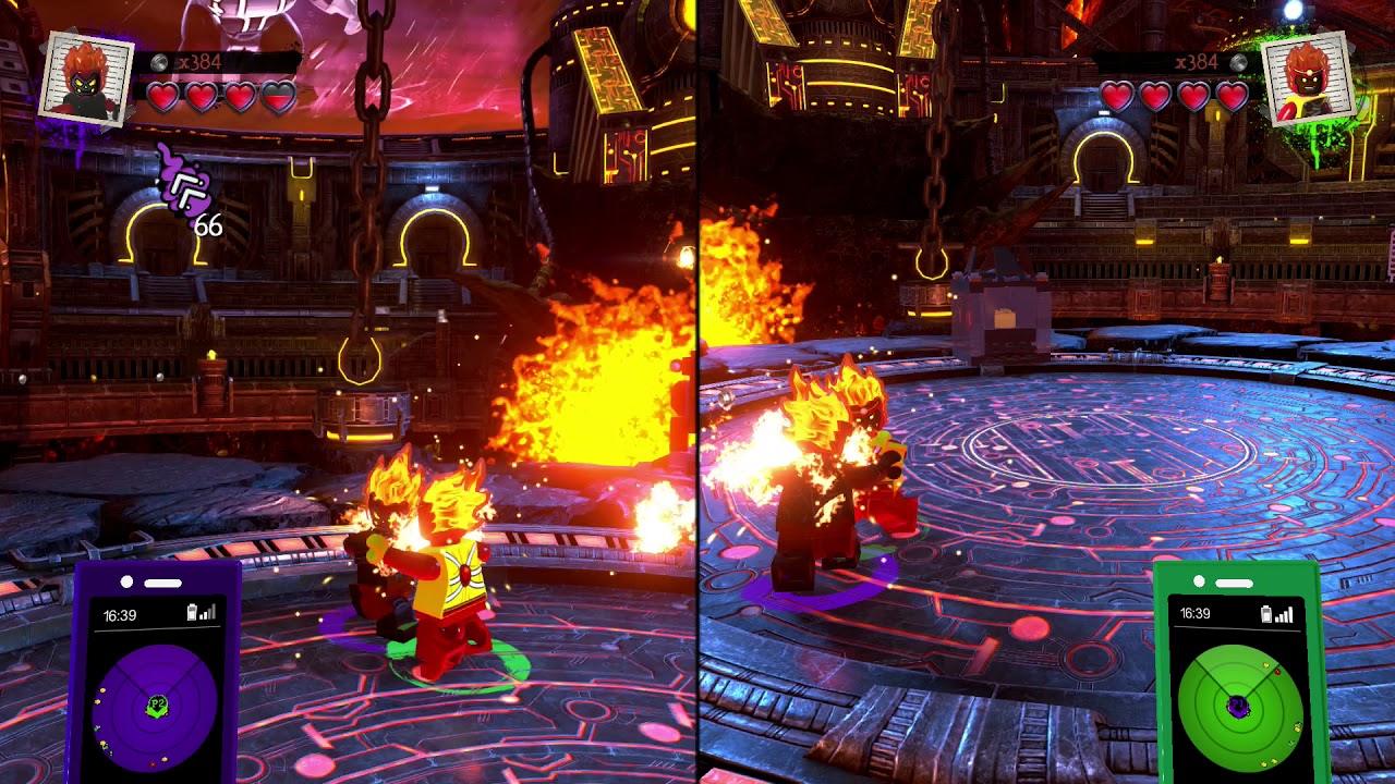 Deathstorm vs. Firestorm on Apocalypse in Lego DC Super Villains - YouTube