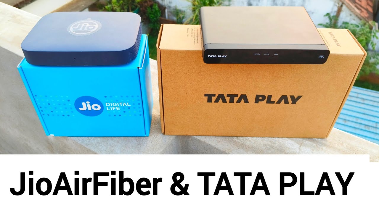 JioAirFiber & TATA PLAY Set Top Box | Difference| @NaniDth - YouTube