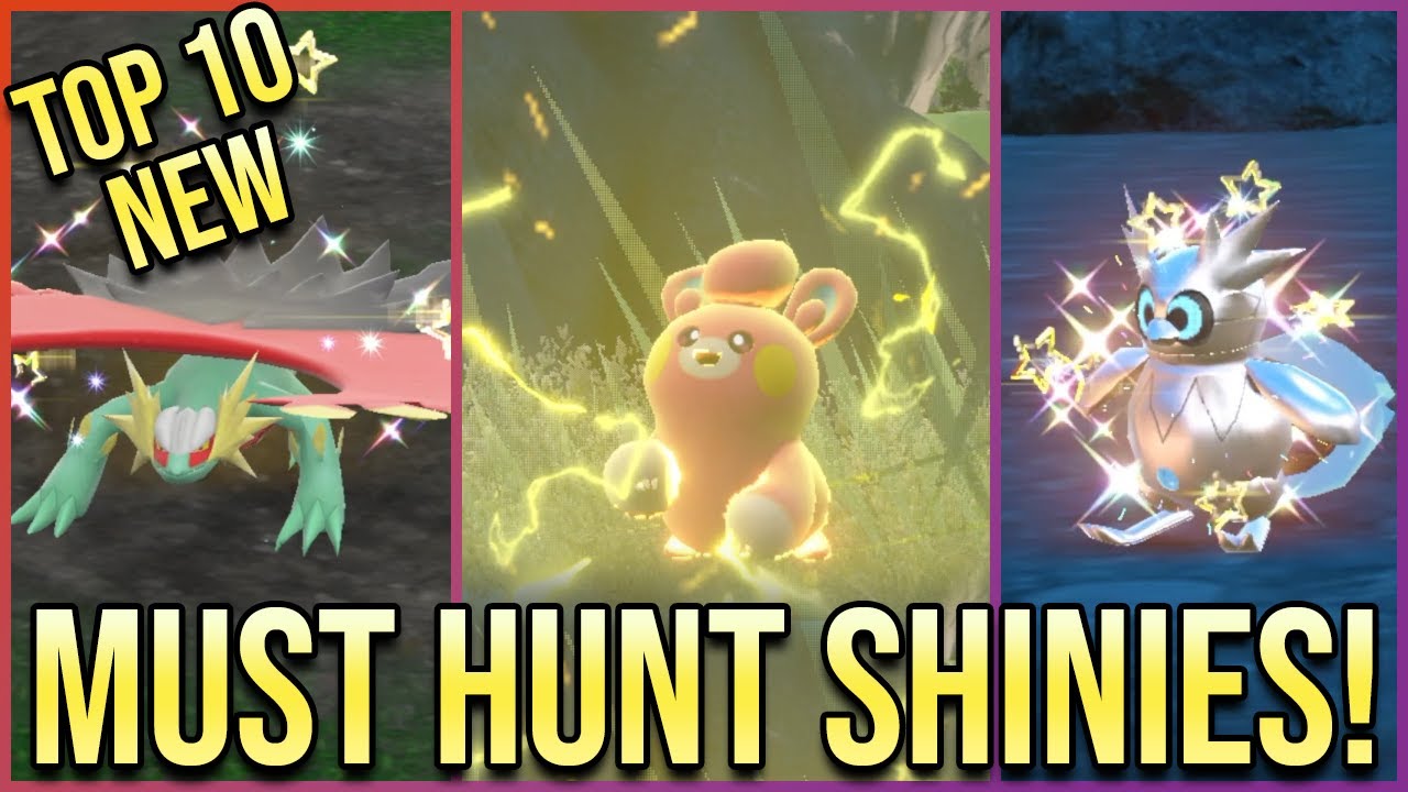 Top 10 New Shiny Pokemon YOU Need to Hunt! (And Where to Find Them ...
