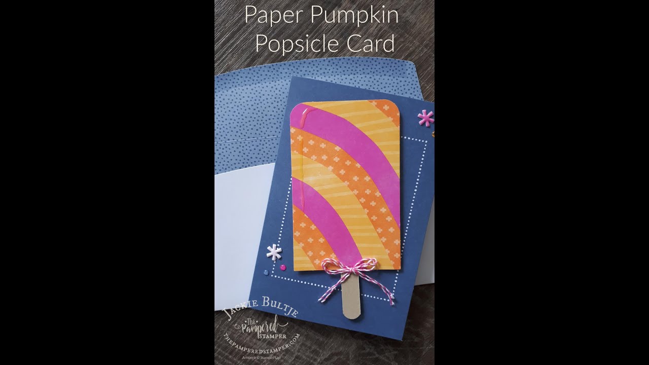 Easy Popsicle Card - YouTube