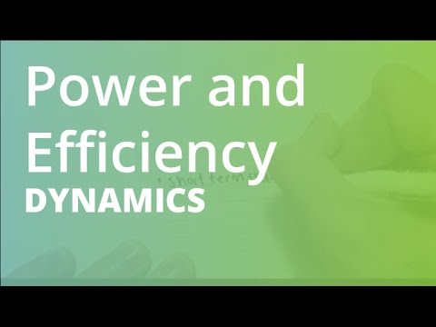 Power and Efficiency | Dynamics - YouTube