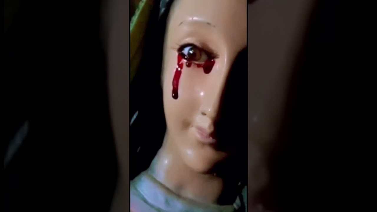 Virgen María llorando lagrimas de sangre en México - YouTube