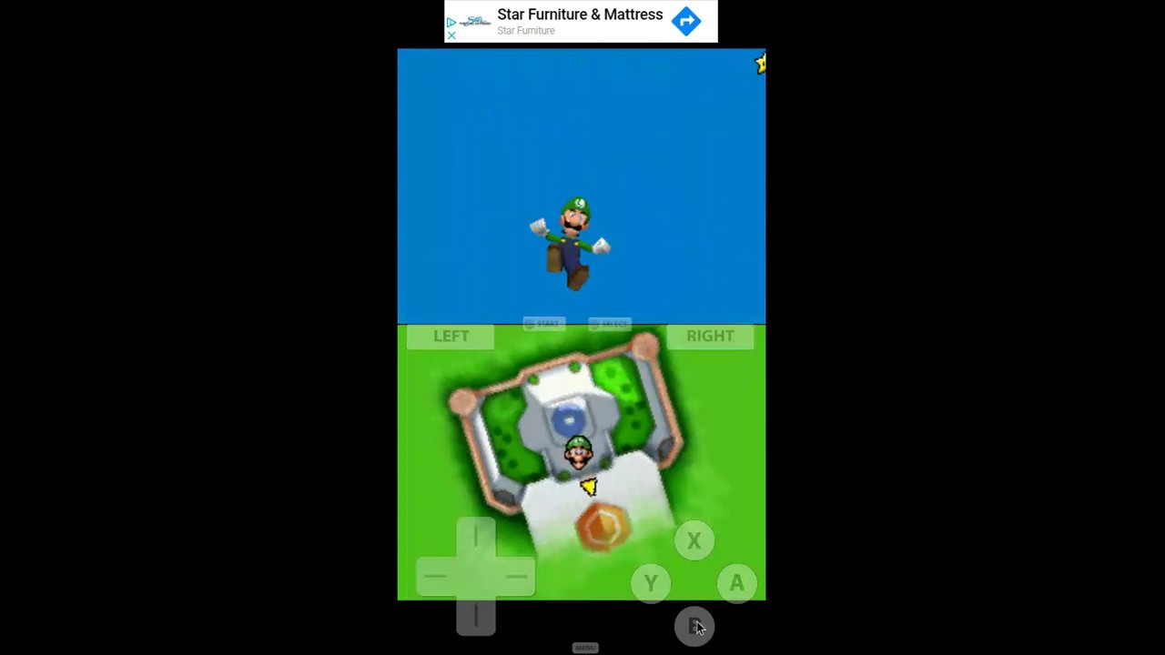 Me using the moon jump cheat super mario 64 ds - YouTube