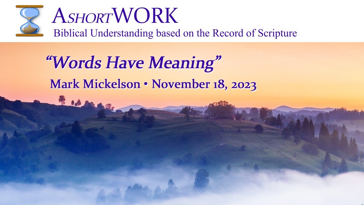Words Have Meaning - YouTube