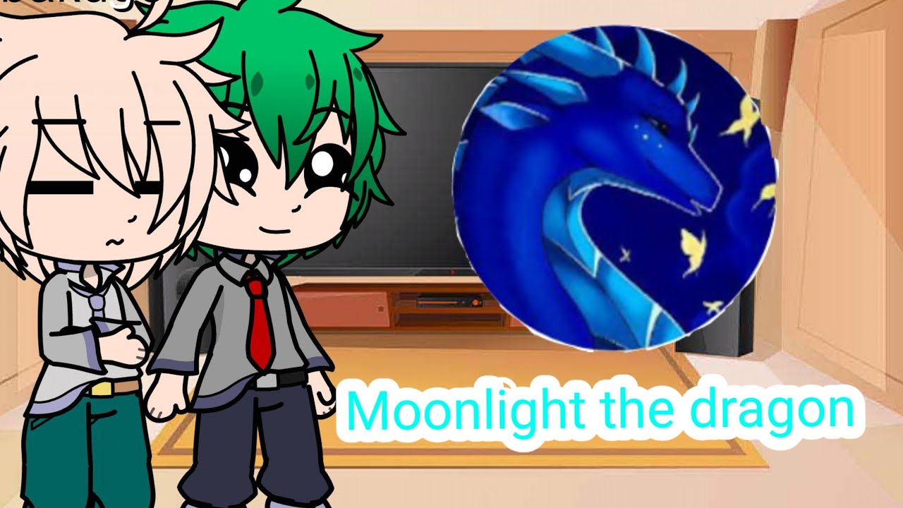 Mha react to Moonlight the dragon - YouTube