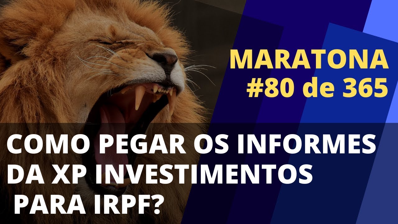 Como imprimir o informe de rendimentos da XP Investimentos | Maratona ...