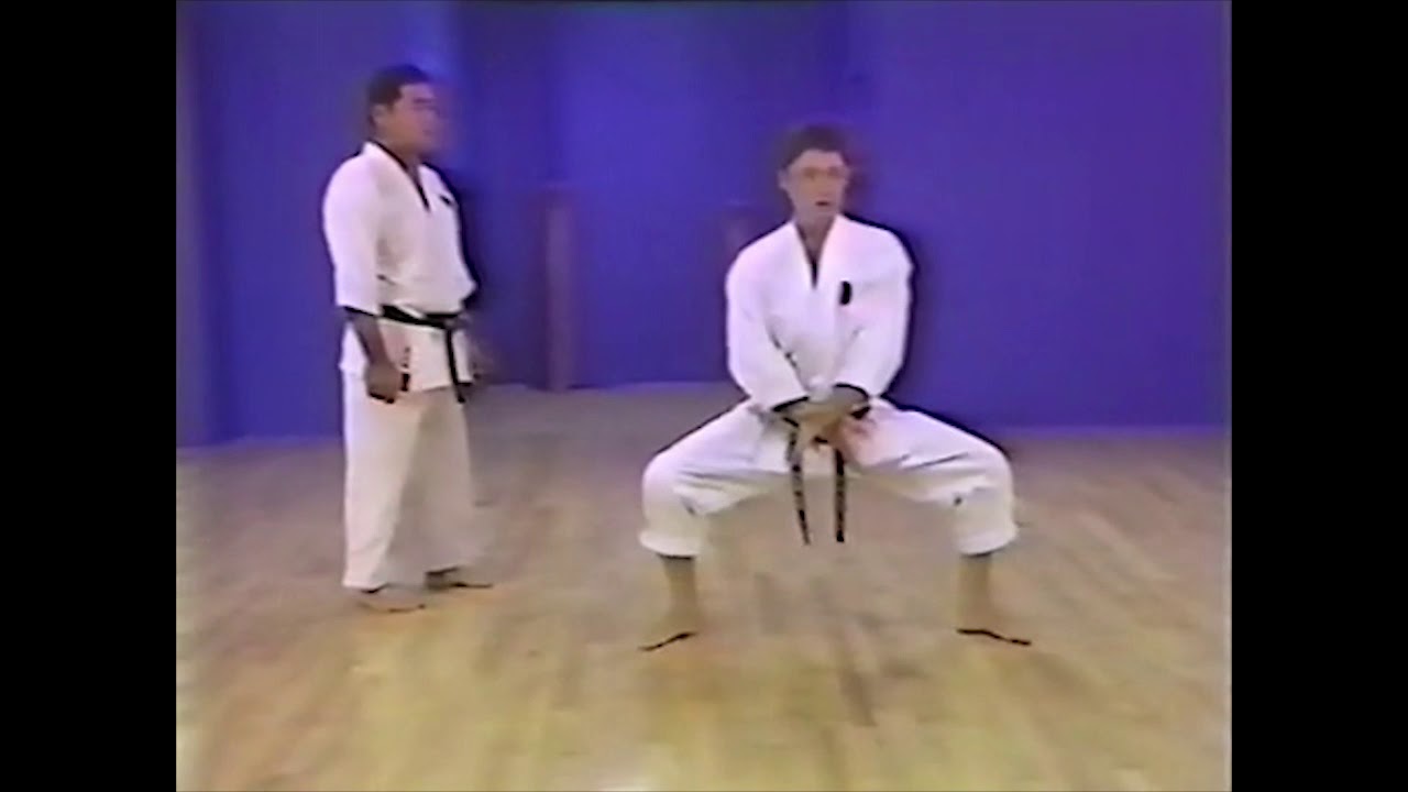 Goju ryu kata. Sanseiru. Teaching kata - YouTube