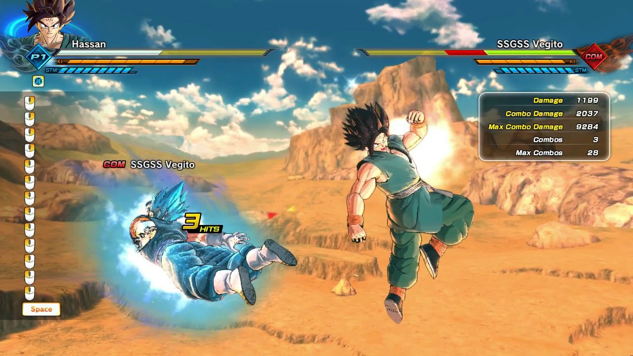 Dragon Ball Xenoverse 2: Demon Gogeta Moveset For CAC - YouTube