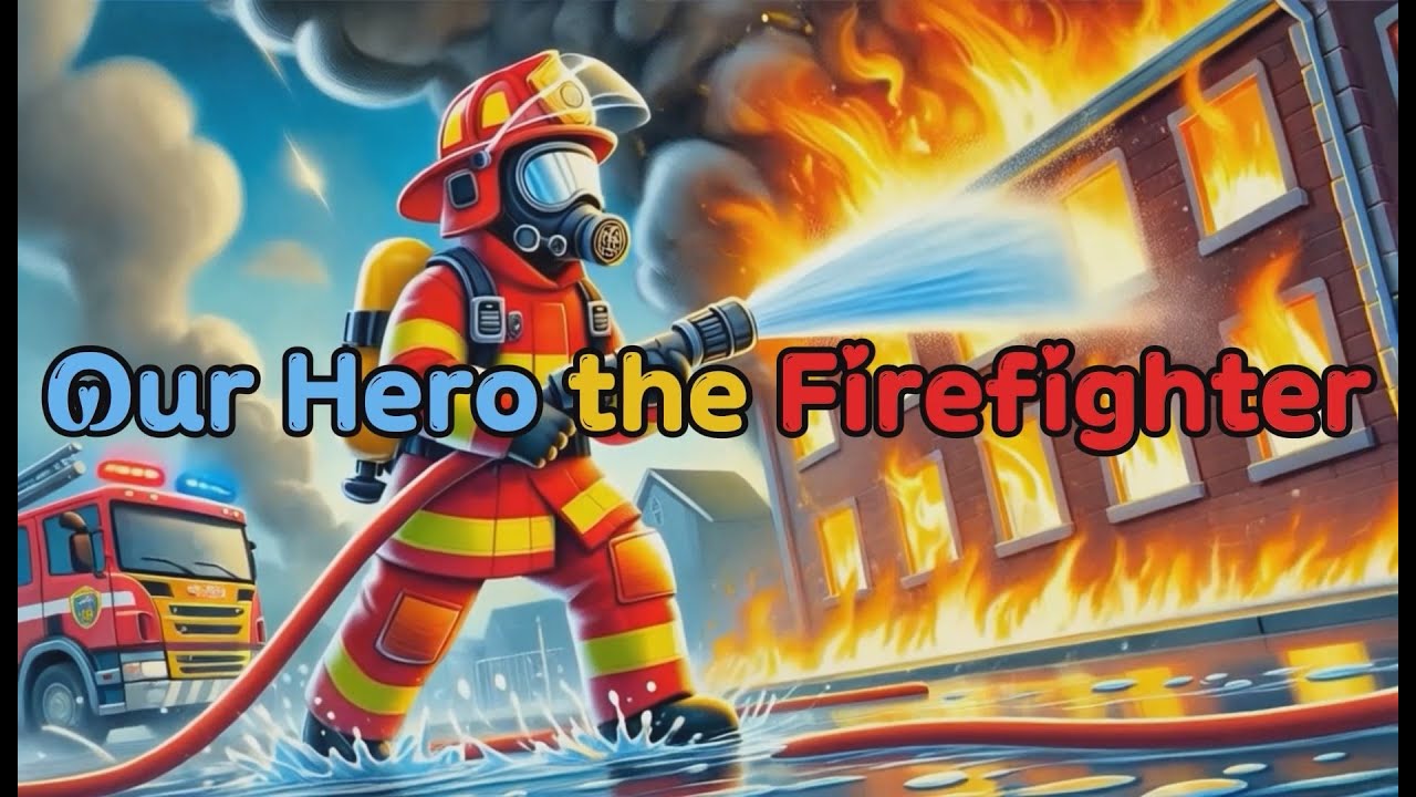 Our Hero, the Firefighter #children's nursery rhymes #children's Song ...
